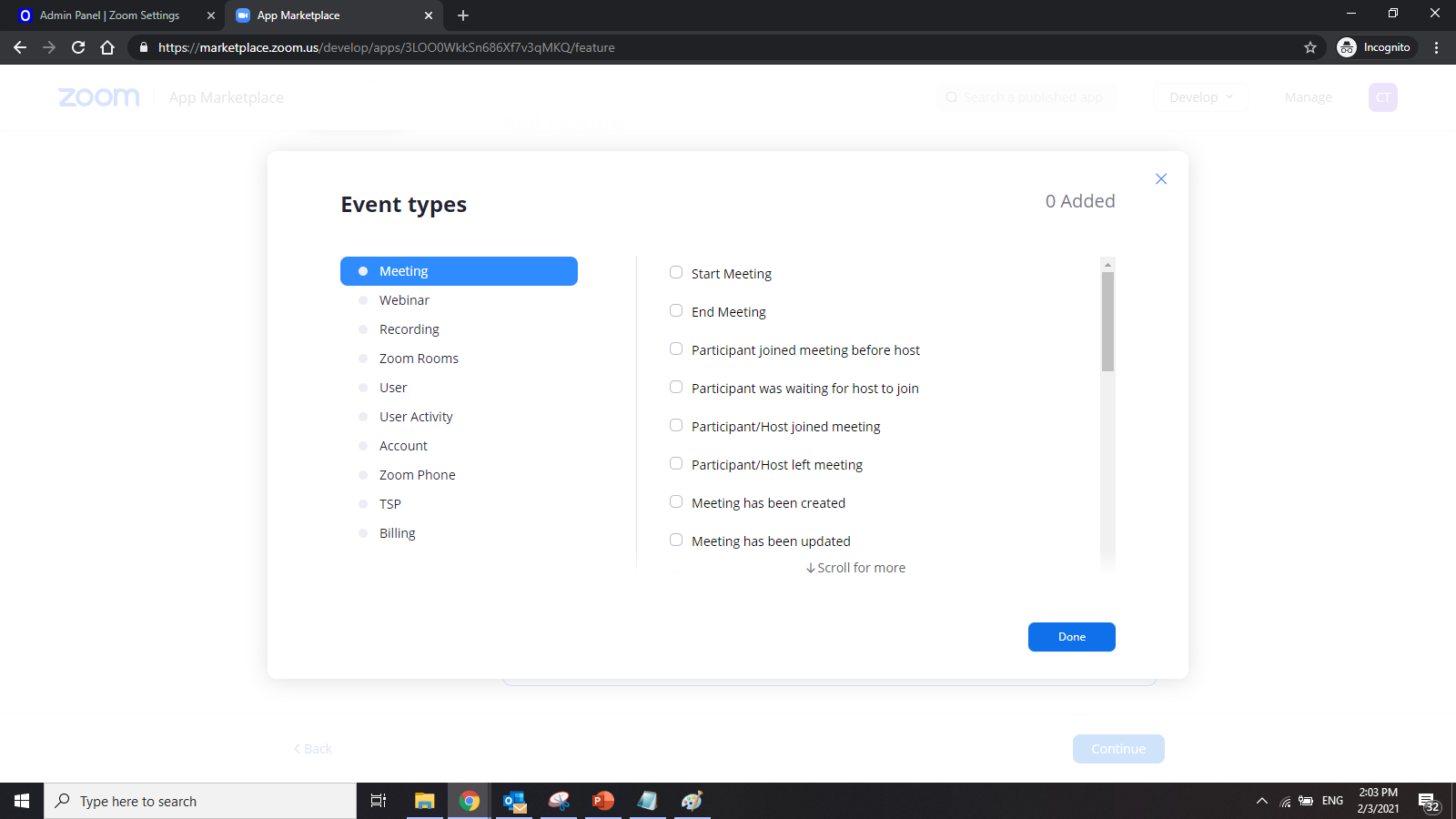 Zoom Integration – Corpler